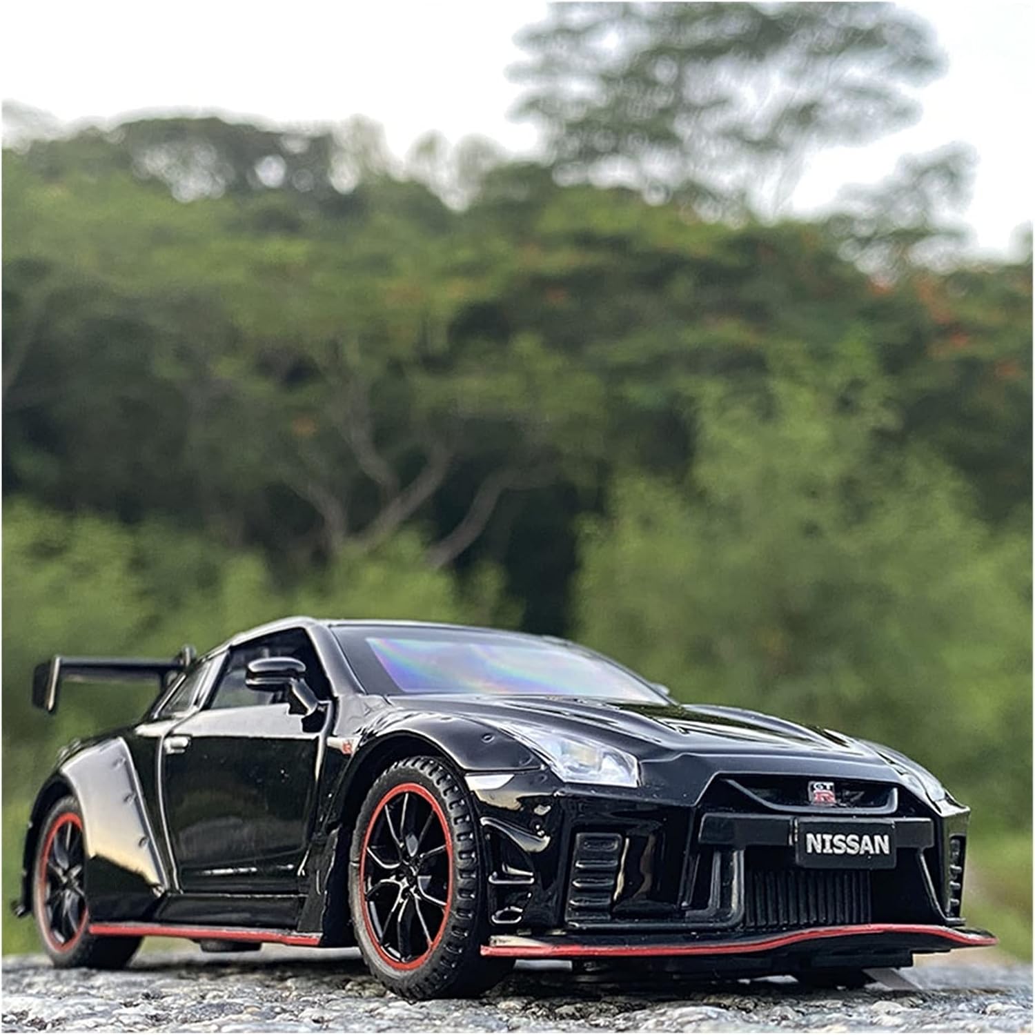 Amazon.com: MING ZHEN Toy car Model 1/32 for Nissan GT-R R35 Racing Car ...