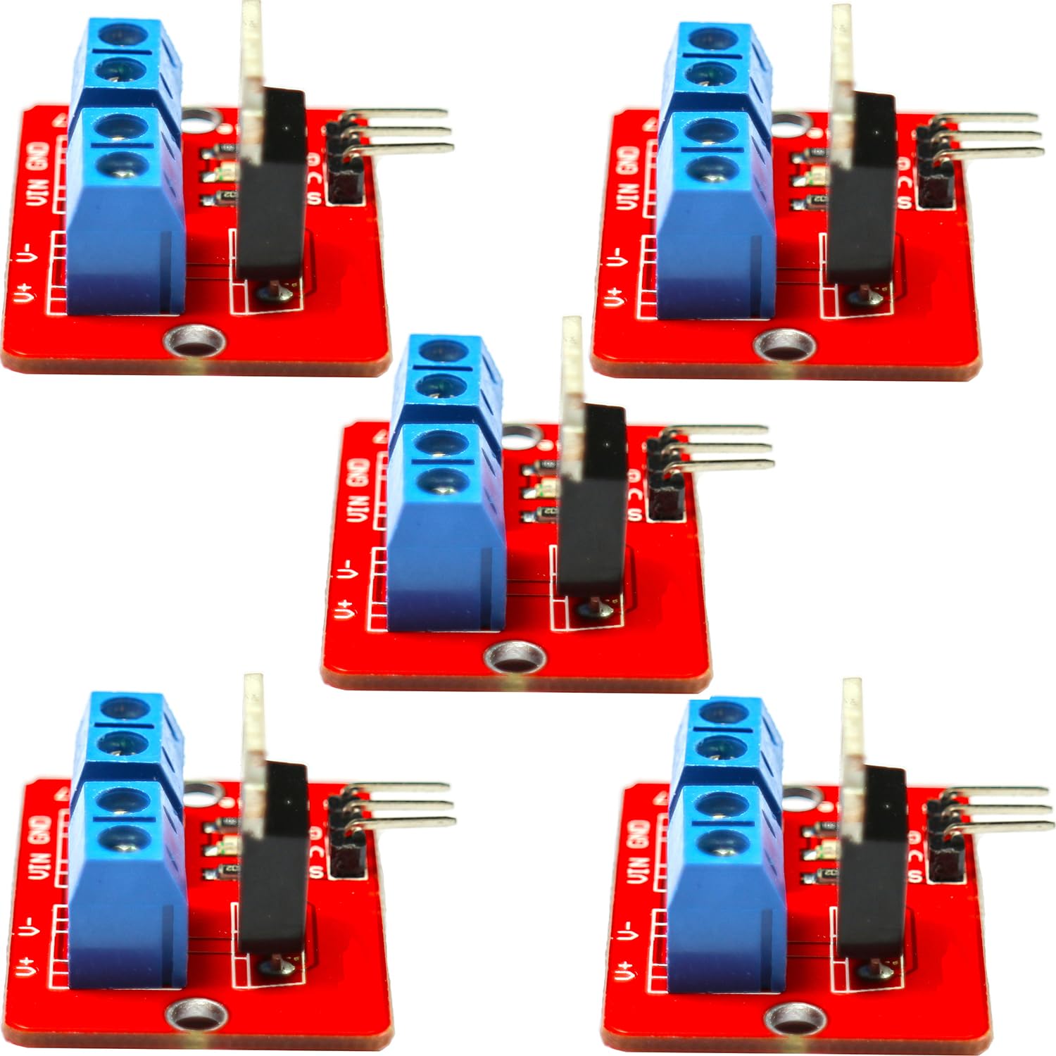 AIHJCNELE 5pcs IRF520 MOSFET Driver Module MOS Tube FET MCU Driver ...
