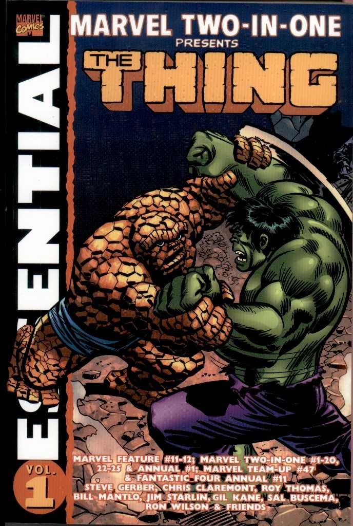 Amazon.com: Essential Marvel Two-In-One Volume 1 TPB (Essential, 1 ...