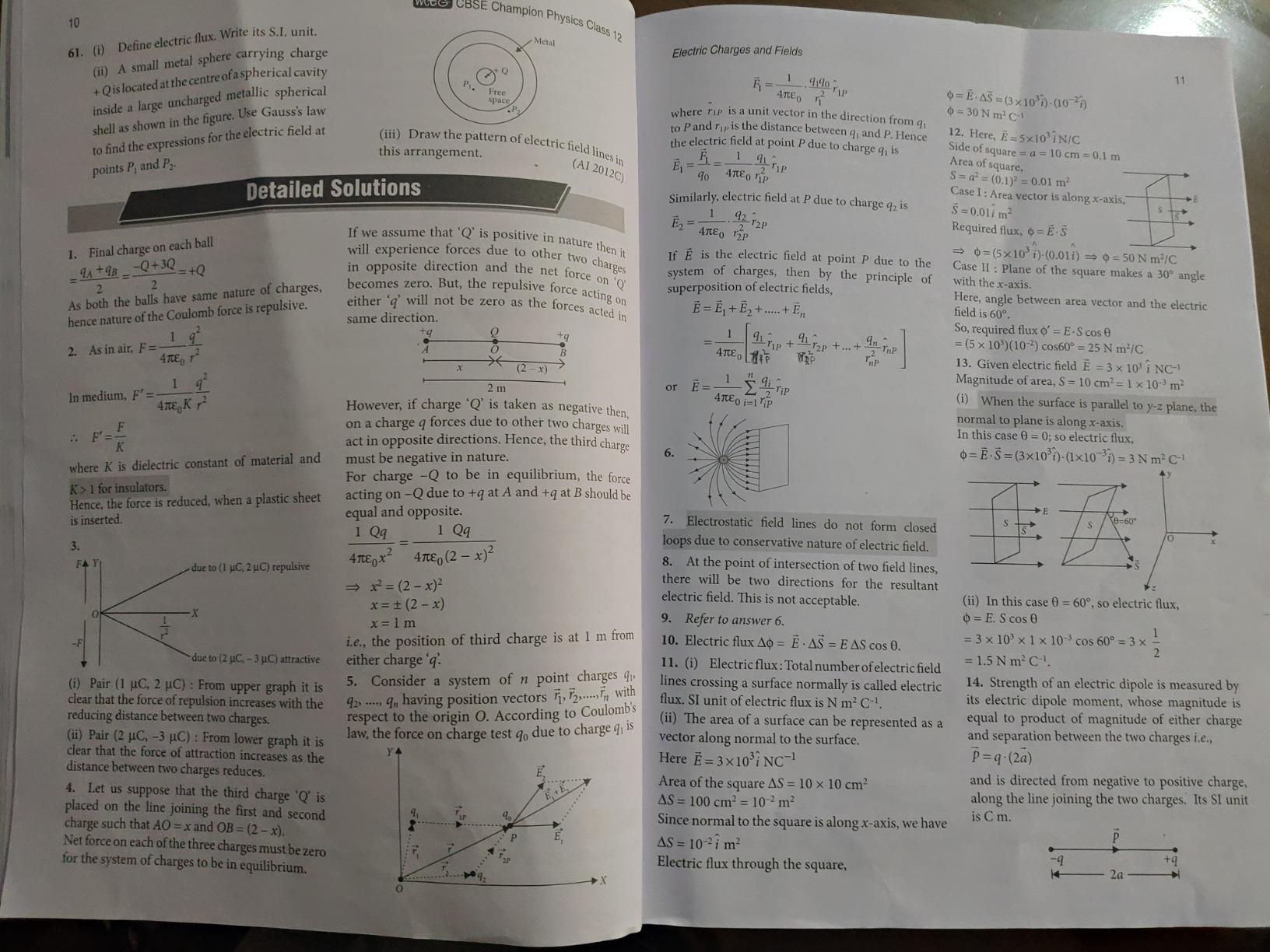 10 Years CBSE Champion Chapterwise-Topicwise - Physics-Class- 12 : MTG ...