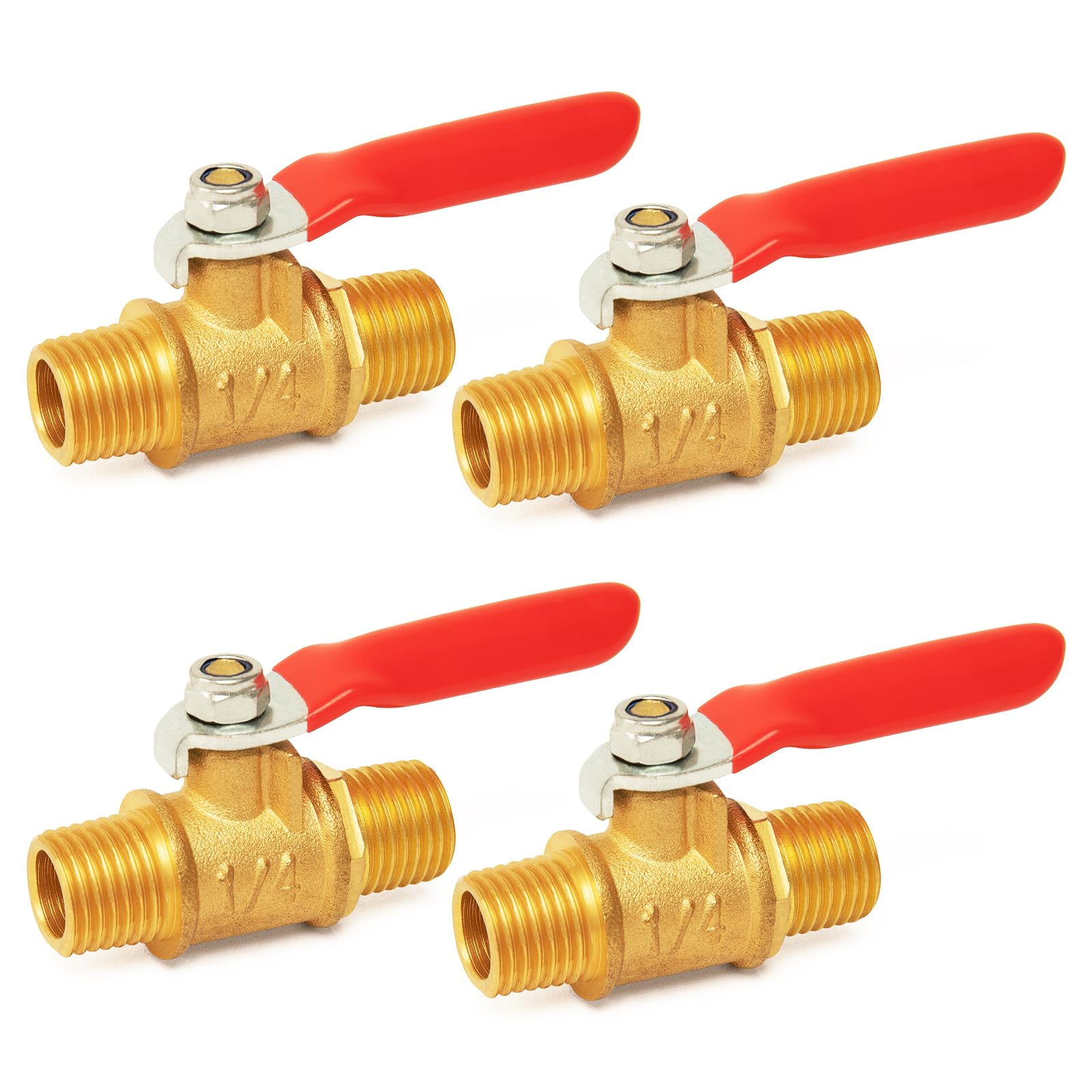 Amazon.com: ChillWaves Brass Ball Valve, Air Compressor Ball Valve Shut ...