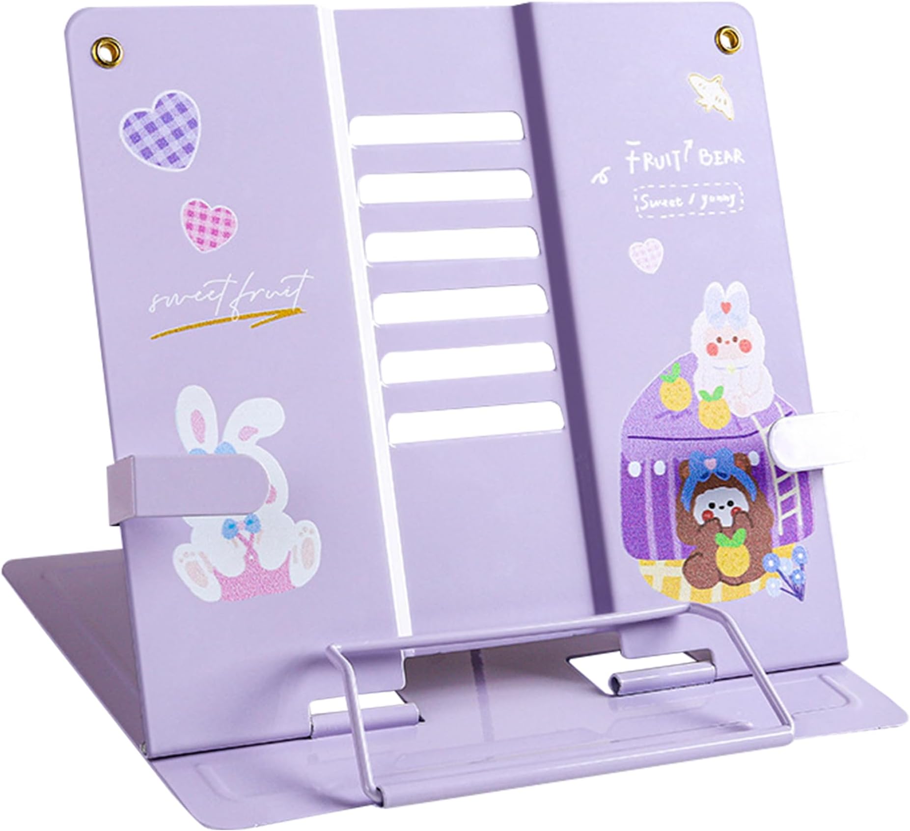 Amazon.com : Book Holder, Book Stand Holder for Desk, Stable Metal ...