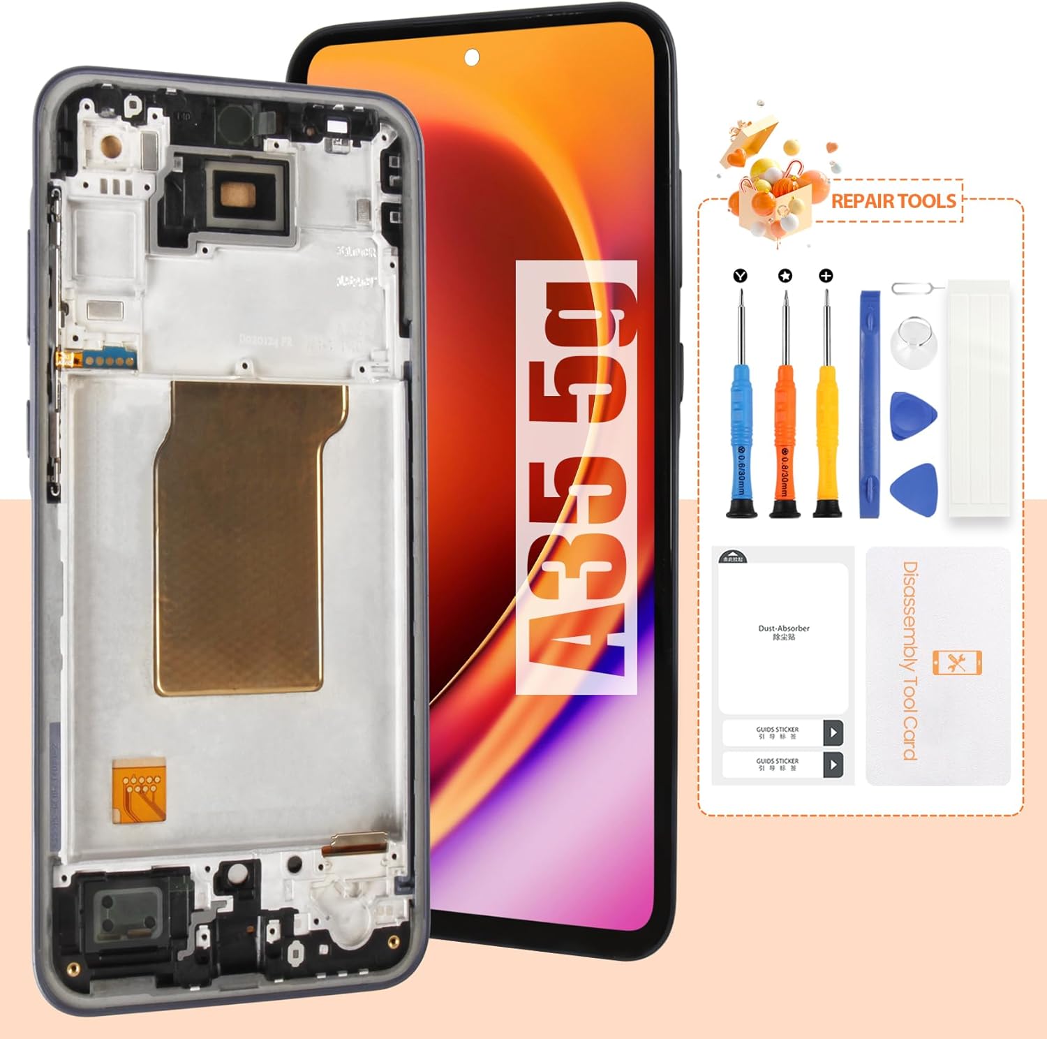 Amazon.com: Original Screen for Samsung A35 Screen Replacement A35 5G ...