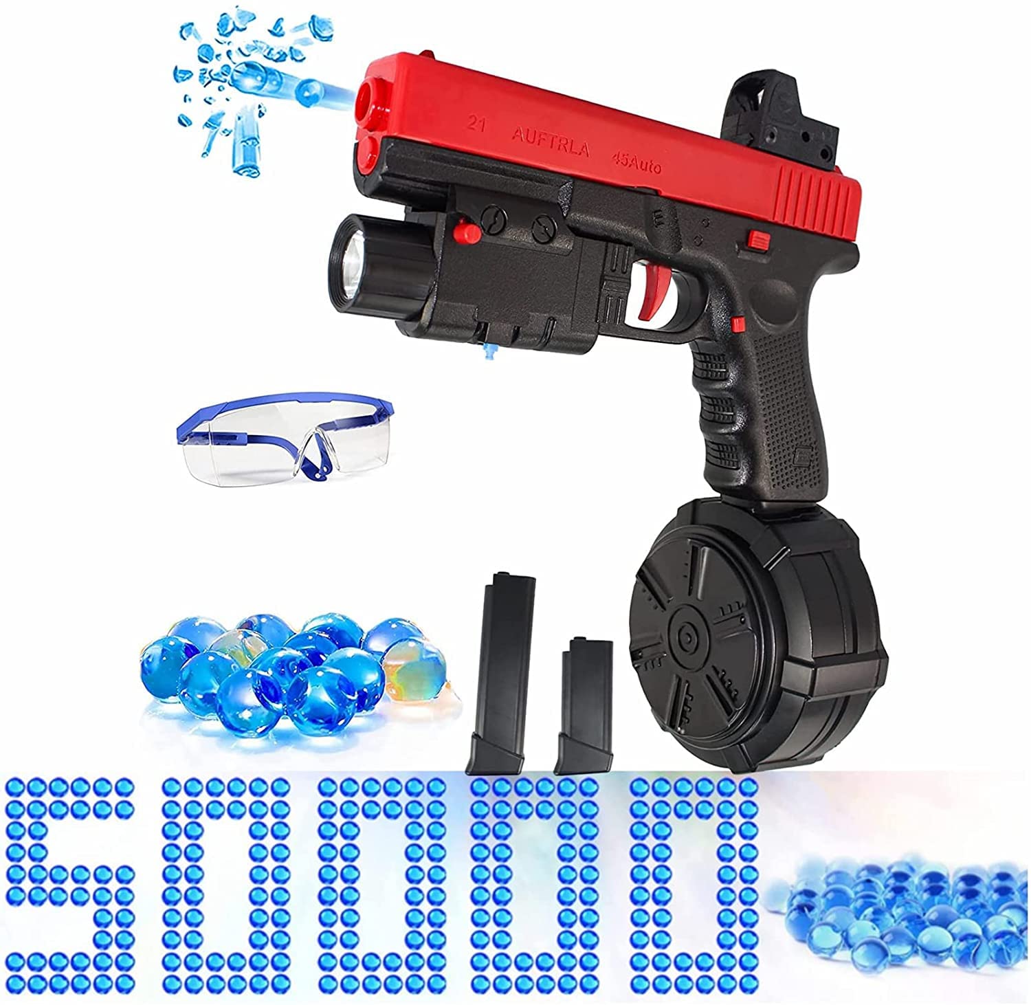 Buy Electric Gel Ball 𝐁𝐥𝐚𝐬𝐭𝐞𝐫, X2 Gel 𝐁𝐥𝐚𝐬𝐭𝐞𝐫 𝐏𝐢𝐬𝐭𝐨𝐥 Splatter Ball 𝐆𝐮𝐧 ...