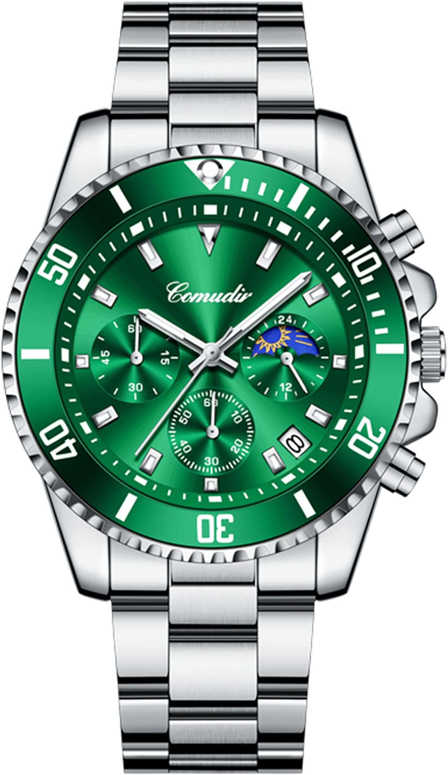 OROLOGIO UOMO IN ACCIAIO AUTOMATICO POLSO VINTAGE QUARZO RAGAZZO ...