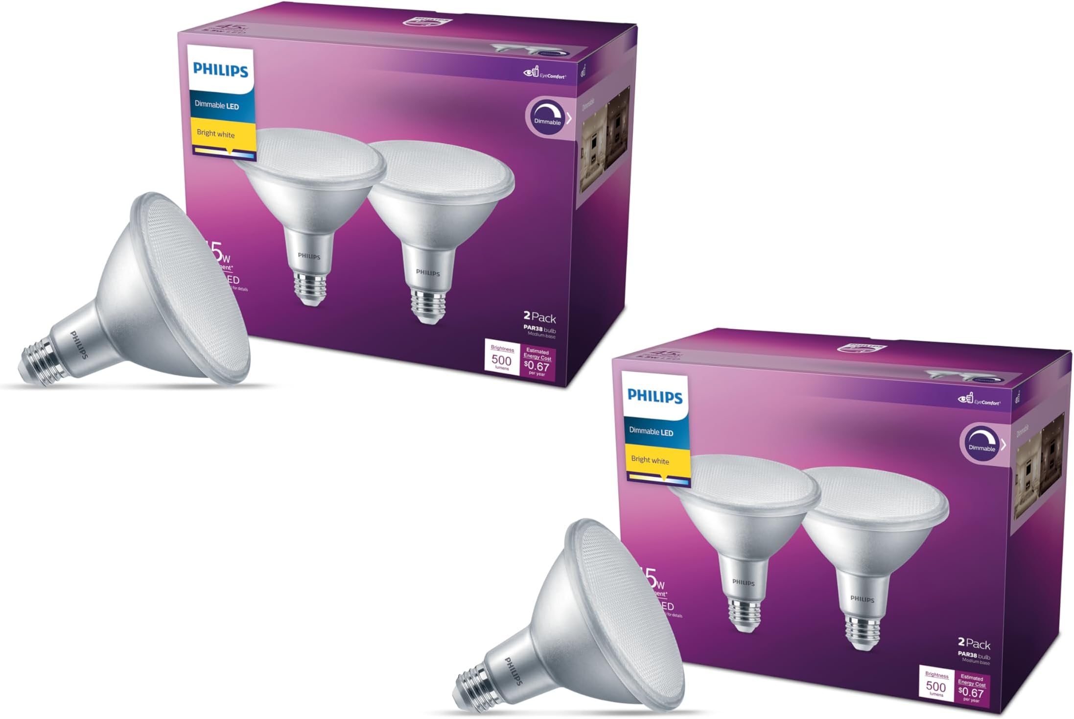 Amazon.com: PHILIPS Ultra Definition 75W(Equivalent) PAR30 3000K 2-Pack : Everything Else