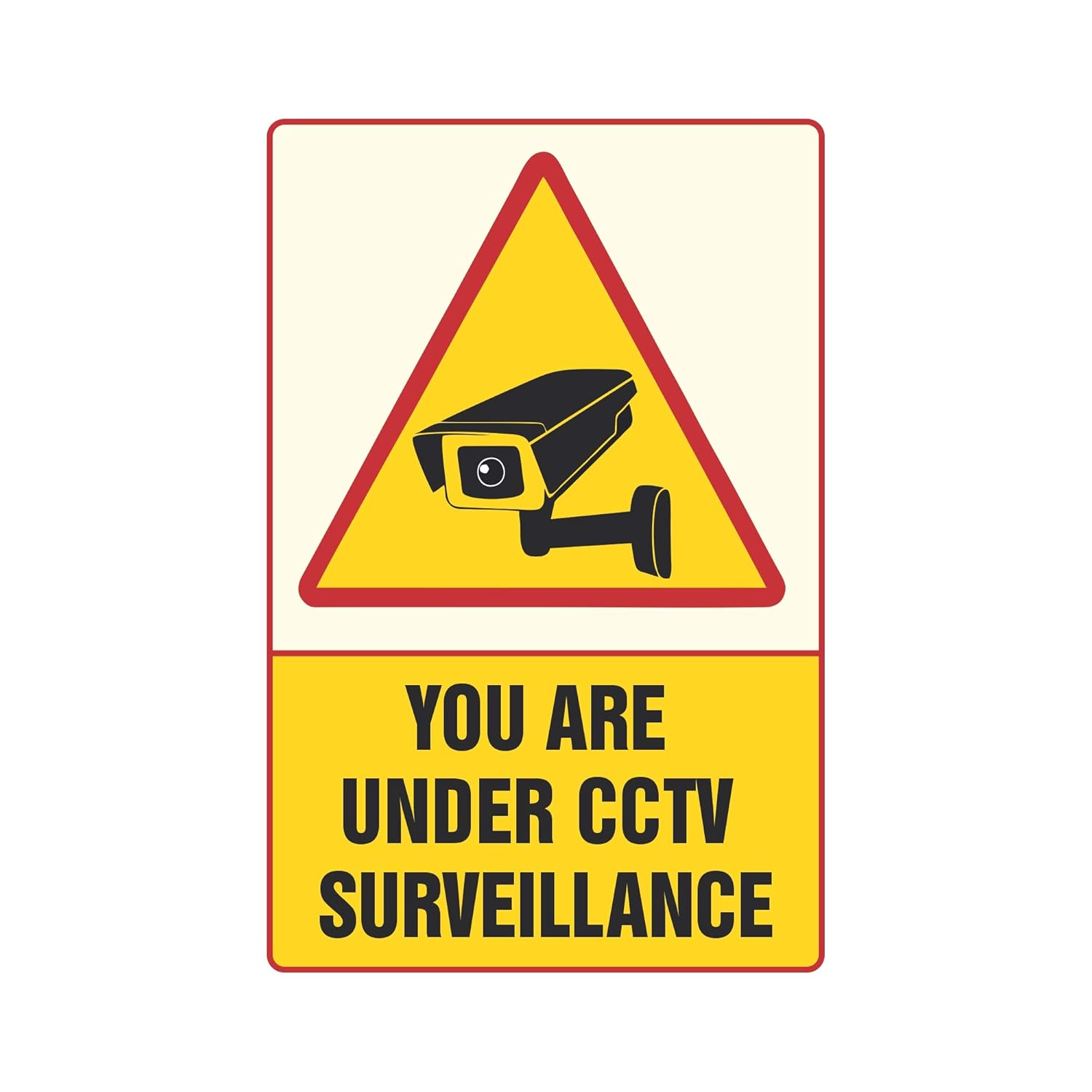 Anne Print Solutions® Warning You are Under CCTV Surveillance Stickers ...