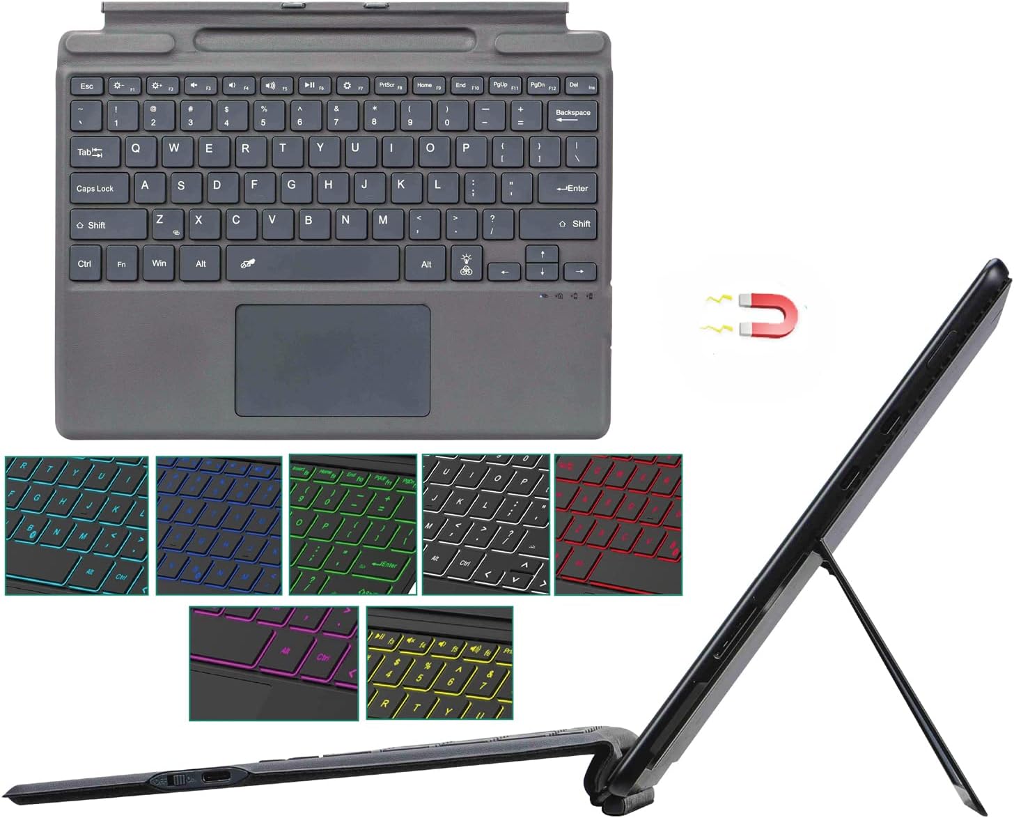 Amazon.com: Keyboard Replacement Type Cover Trackpad Mouse for ...