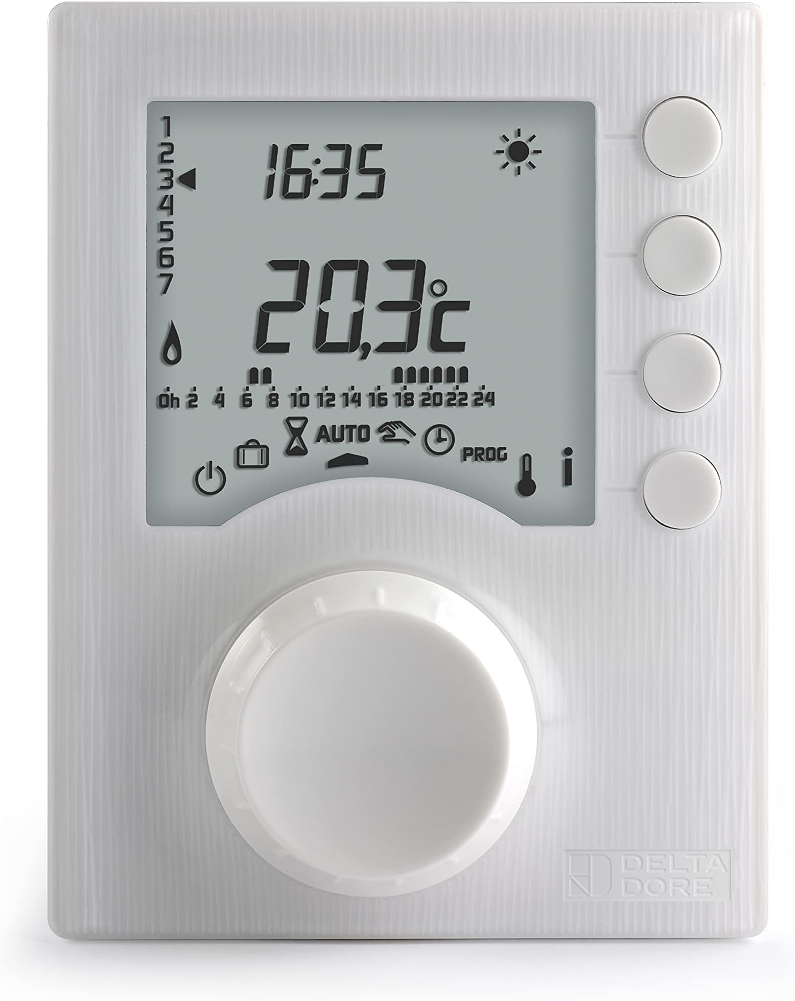 Delta Dore Thermostat d’ambiance mécanique filaire Tybox 10 pour ...