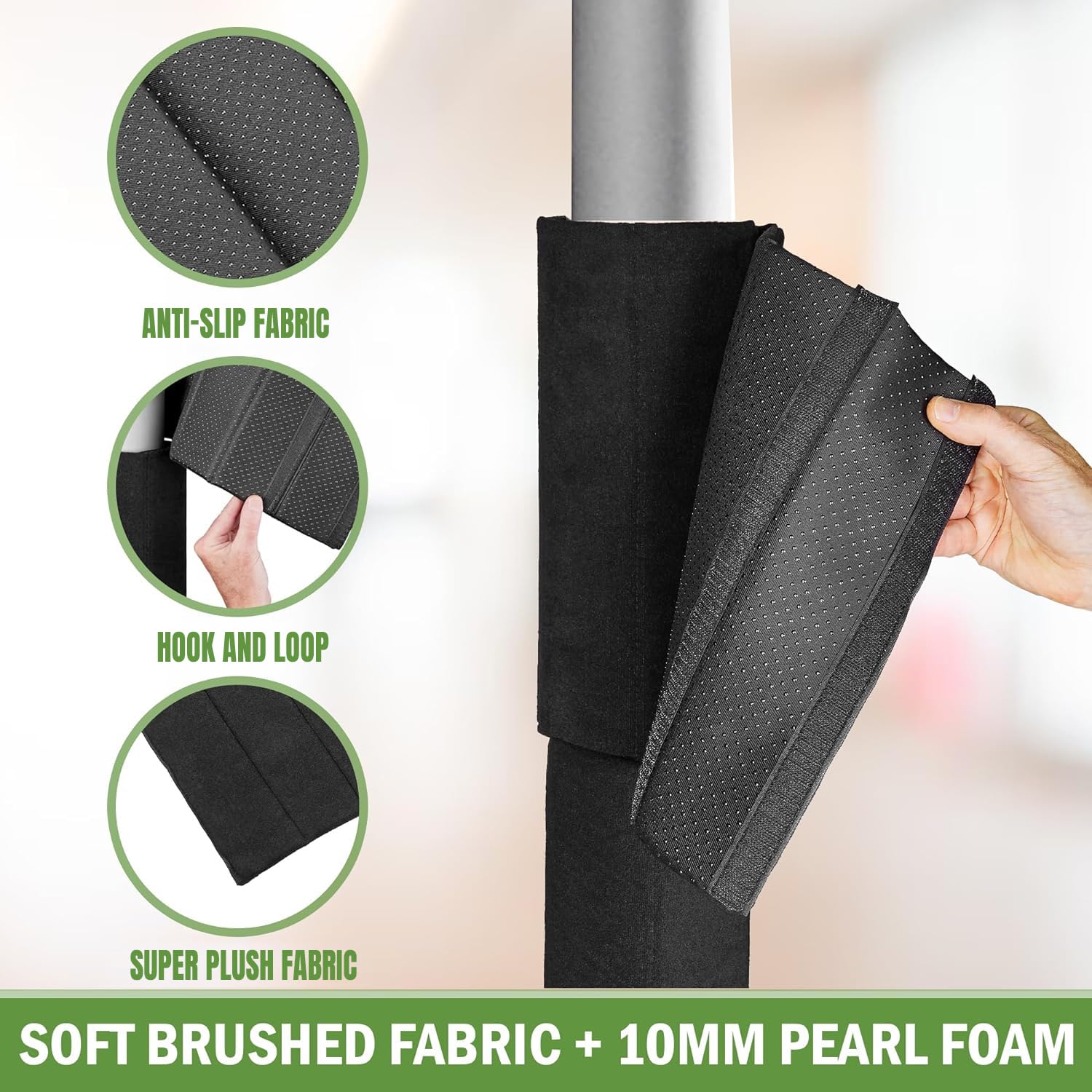 Pole Grip Hudson Comfort Basement Pole Wrap - Anti-Slip Foam Padding ...