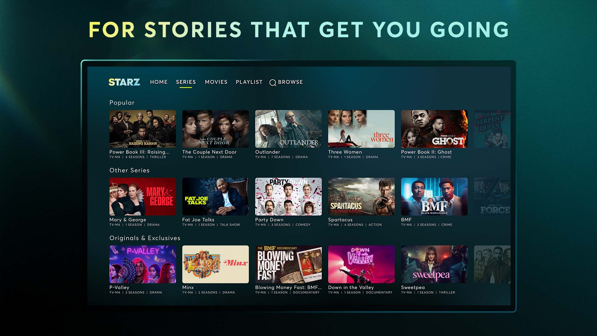 STARZ - App on Amazon Appstore