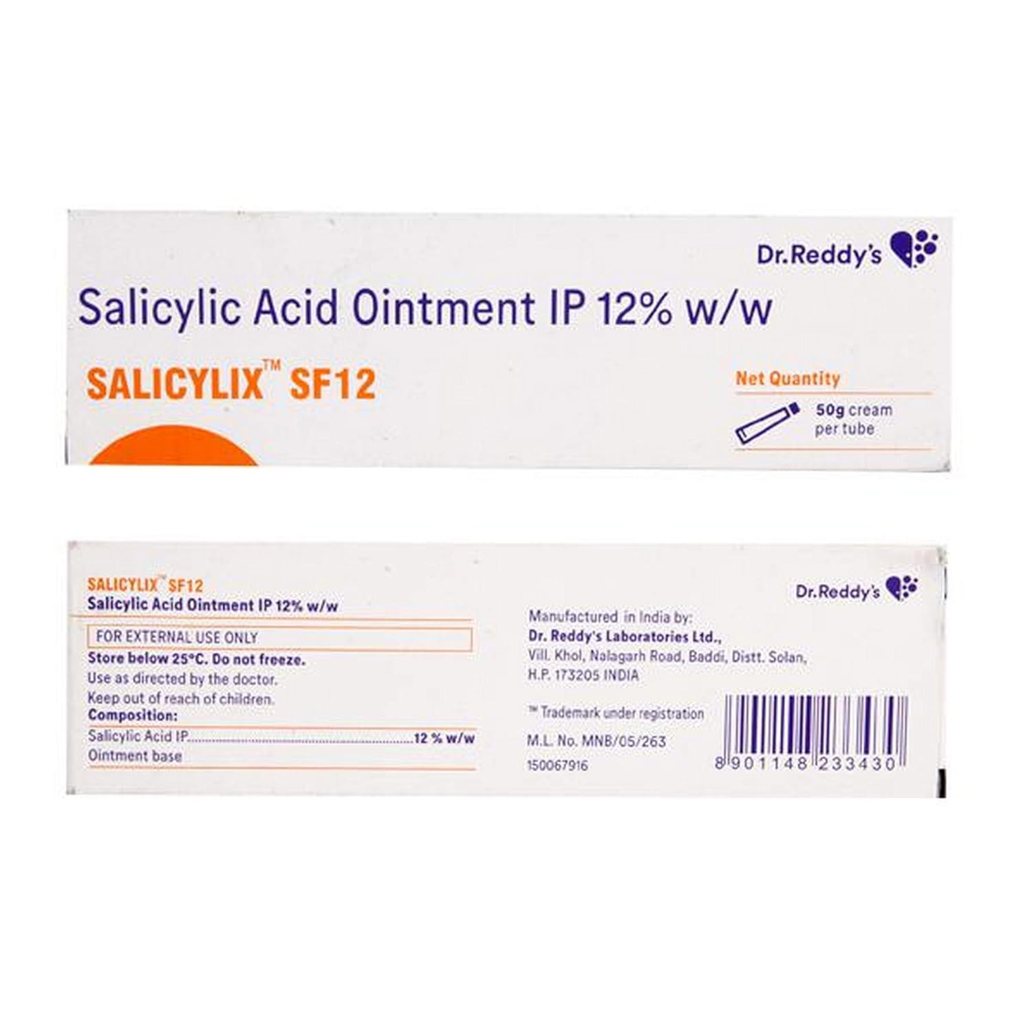 Salicylix SF 12 - Tube of 50 g Ointment : Amazon.in: Health & Personal Care