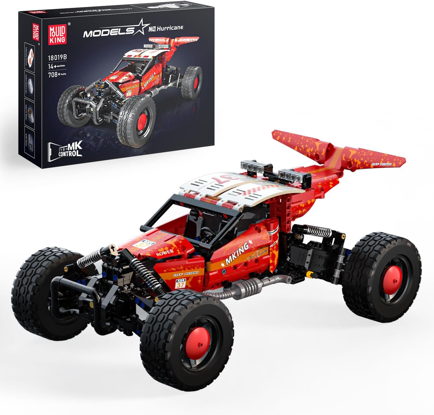 Amazon.com: Mould King RC Cars Building Sets, Off-Road RC Car Building ...