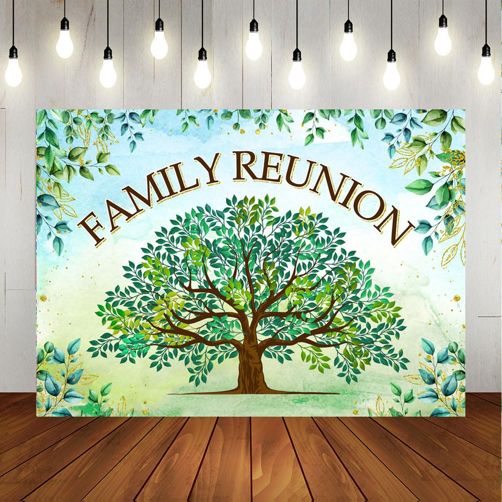 Colorful Family Tree Background