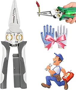 Spring tek 8 in 1 Wire Stripper, Pinzas Para Electricista, 8 in 1 Wire ...