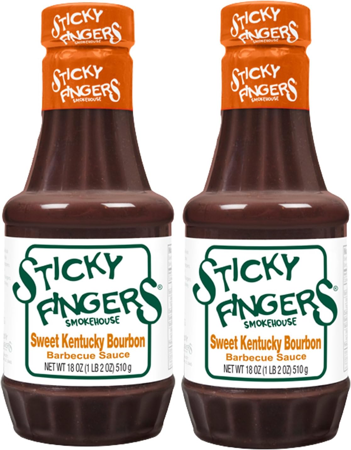 Amazon.com : Sticky Fingers, Dark BBQ Sauce Memphis Original,18 Ounce ...