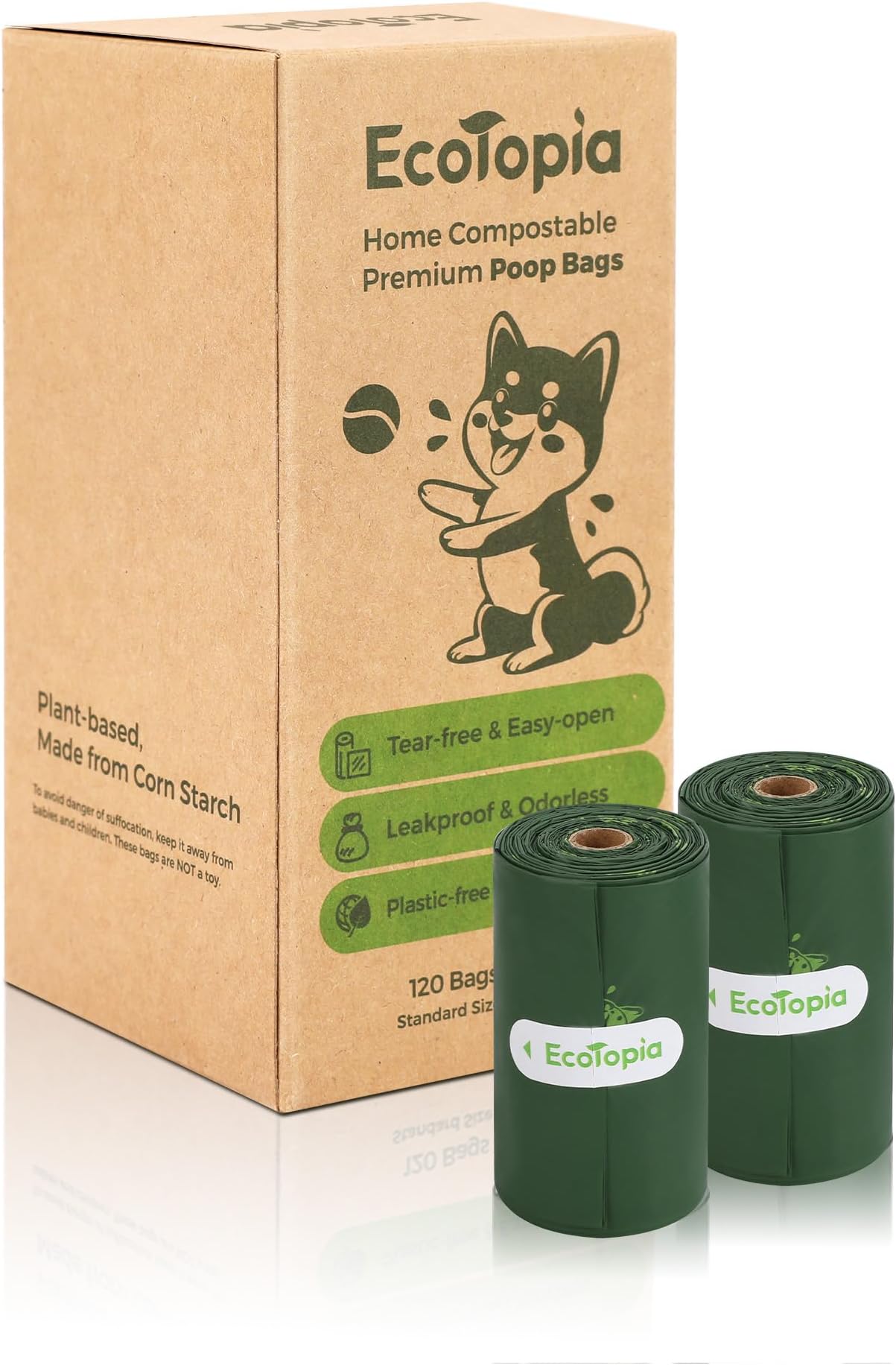 Amazon.com: Pets N Bags Dog Poop Bags, Dog Waste Bags Unscented Refill ...