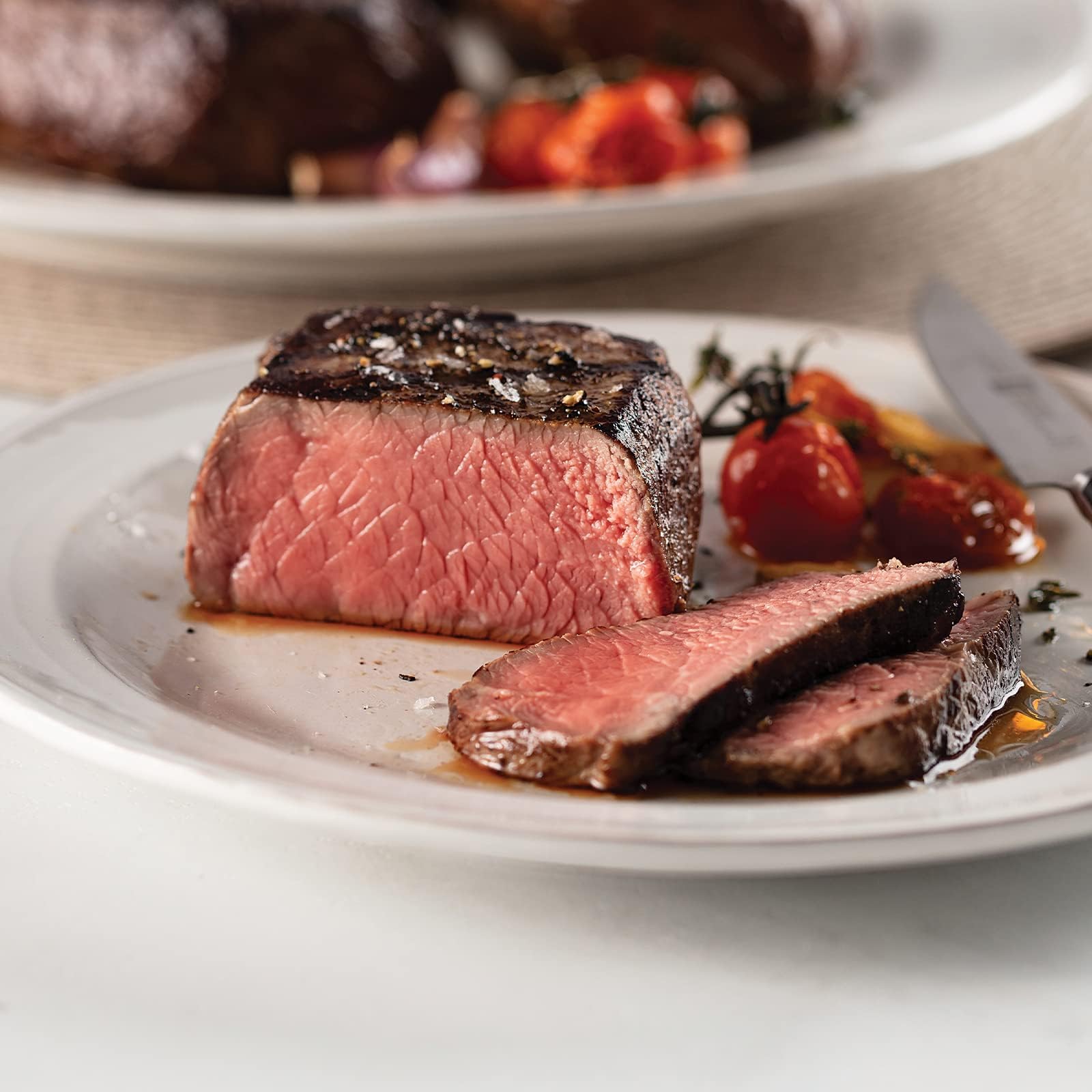 Amazon.com: Omaha Steaks 4 (5oz) Butcher's Cut Filet Mignons : Grocery ...