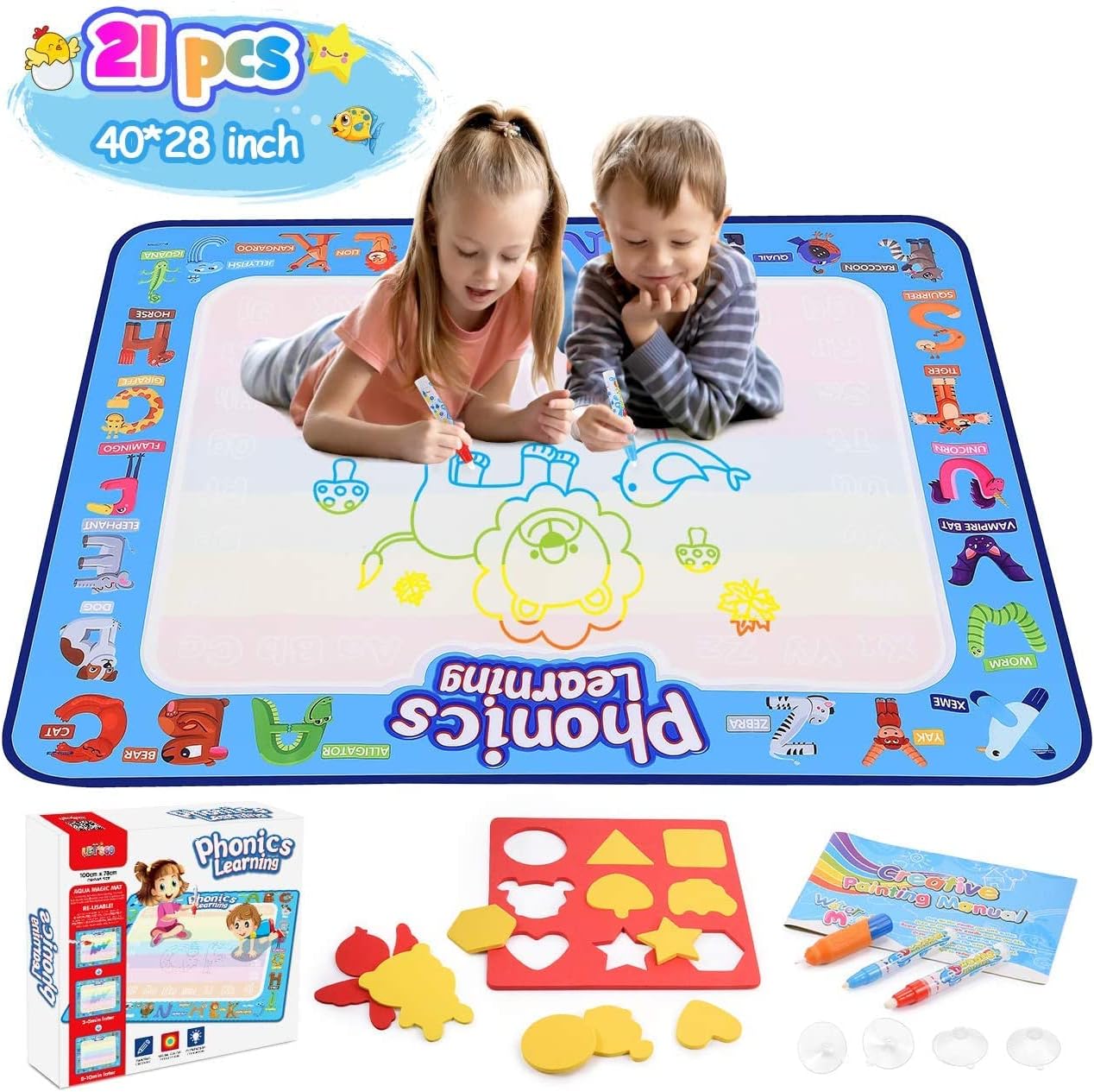 Erasable Drawing Pad, 8inch Plane Activities for Kids, Red Dinosau ...