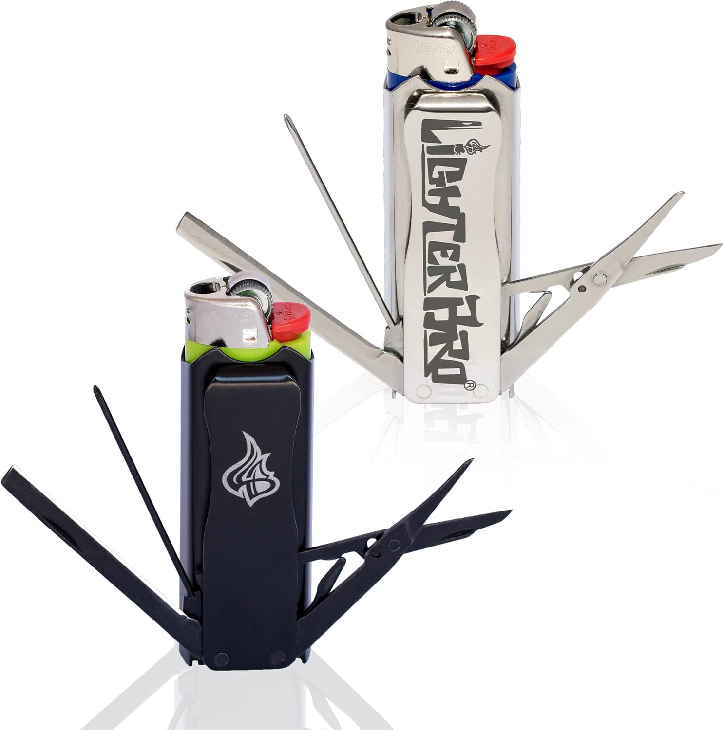 Amazon.com: LighterBro Lighter Sleeve - Multi-Tool - 420 Stainless ...