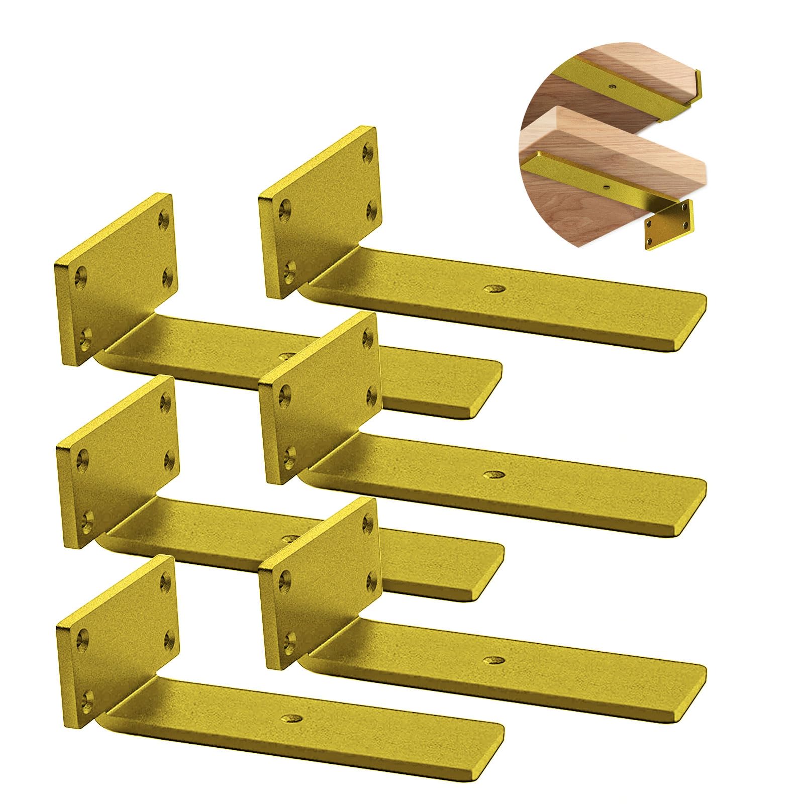 Amazon.com: Advanced heavy-duty shelving bracket -5-inch floating ...