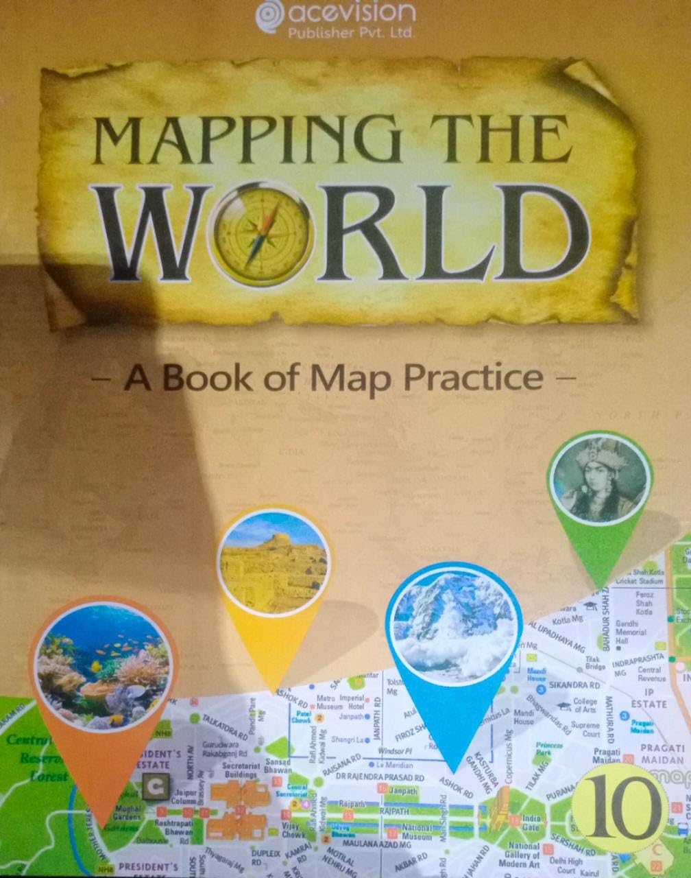 Mapping The World A Book Of Map Practice Class 10 (S) : Amazon.in: Books