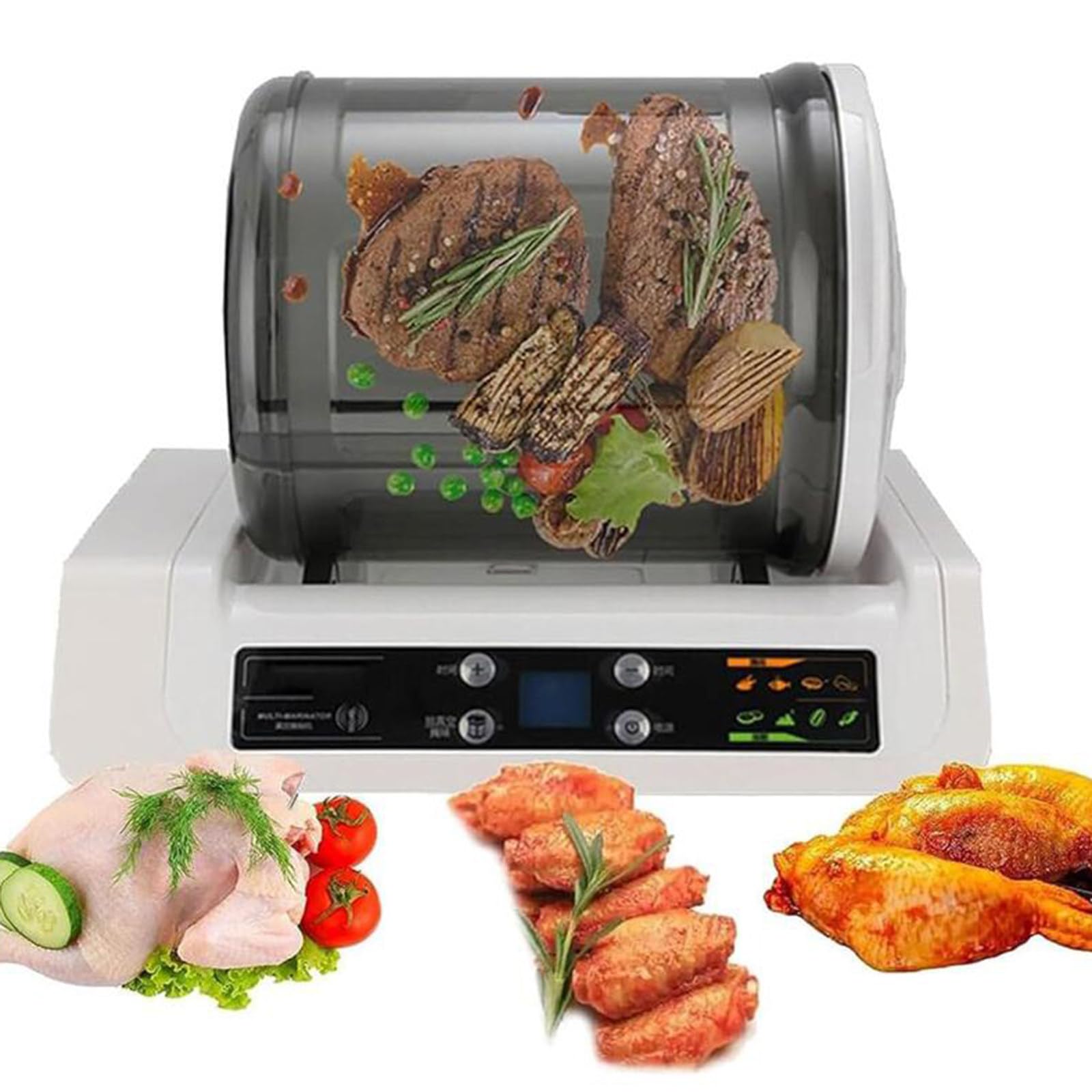Amazon.com: Electric Commercial Food Meat, Vacuum Meat Tumbler ...