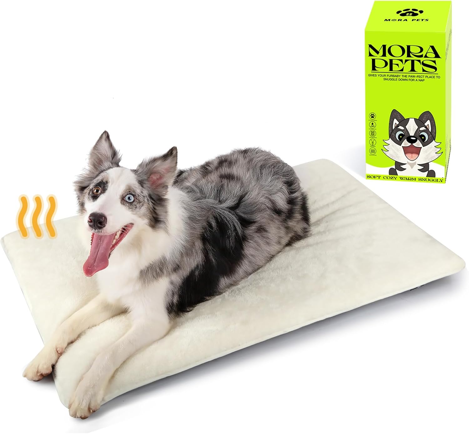 Amazon.com : Mora Pets Dog Crate Pad Waterproof Soft Kennel Pad Self ...