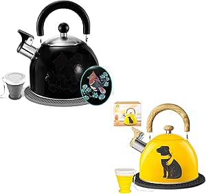 Amazon.com: ARC Stainless Steel Whistling Tea Kettle, Magic Color ...
