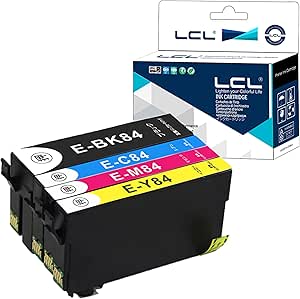 Amazon.co.jp: LCL エプソン用 IC4CL84 IC4CL83 ICBK83 ICBK84 ICC84 ICM84 ICY84 (4色セット ブラック シアン マゼンタ ...