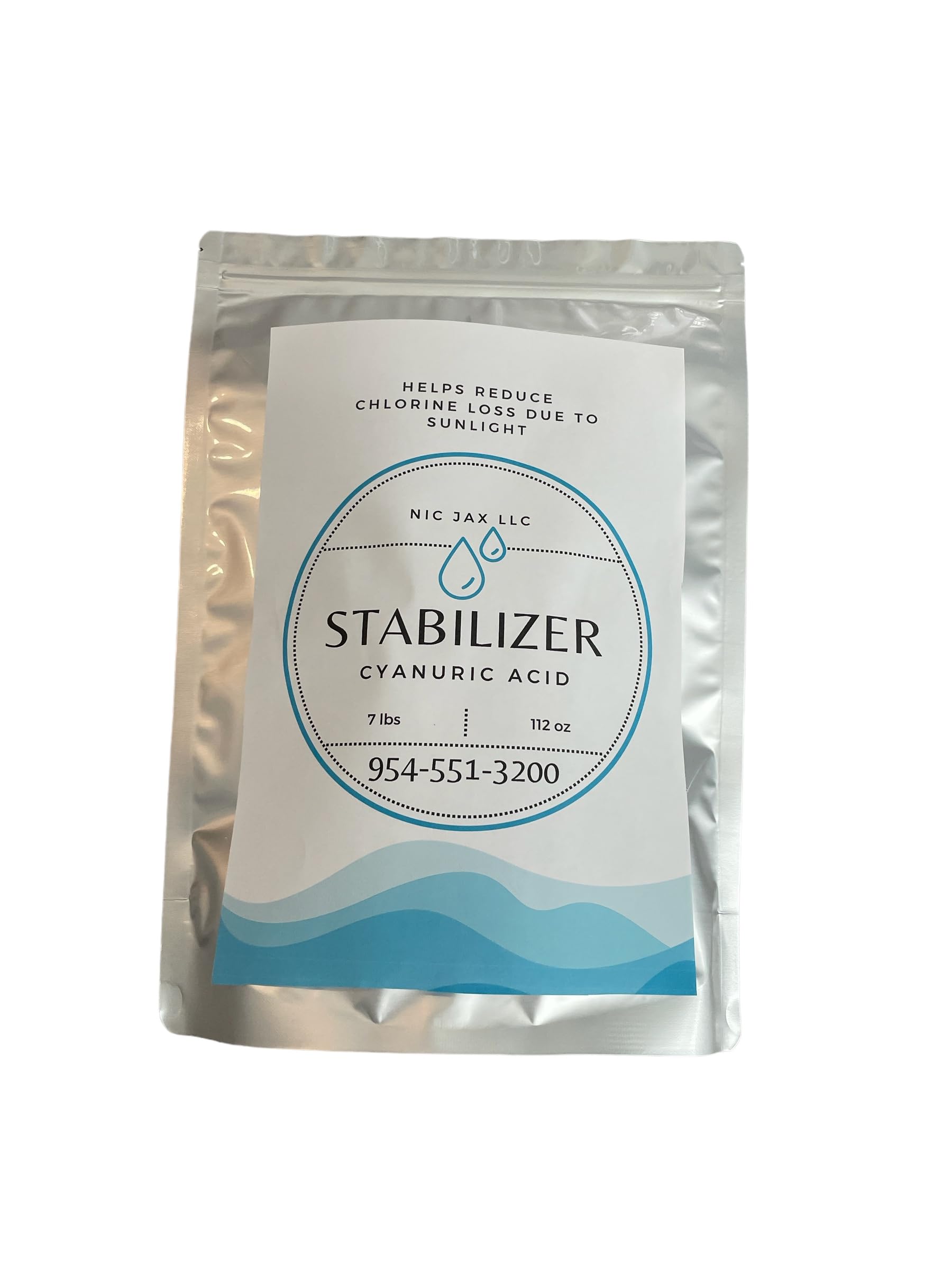Amazon.com : Pool Stabilizer - CYA (100%) Cyanuric Acid - 7lb Bag ...