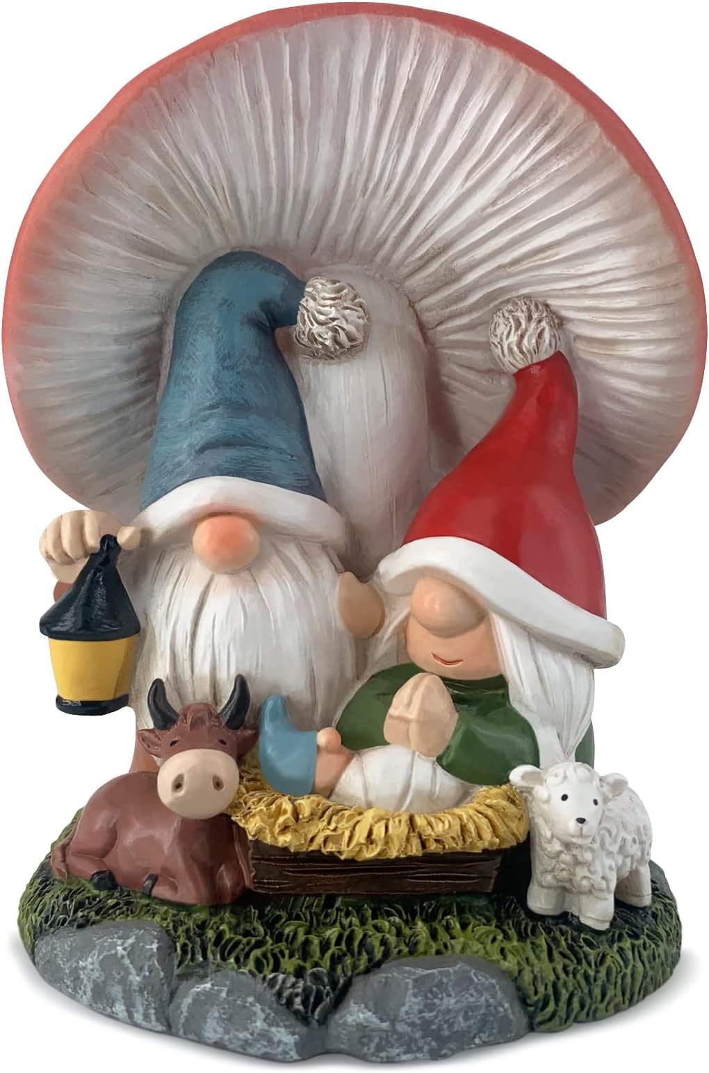 Amazon.com: 7 Piece Moose Figurines Christmas Nativity Set : Home & Kitchen