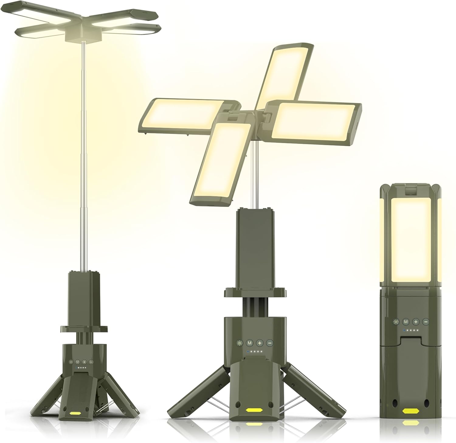 Amazon.com: Portable Telescopic Camping Lights 14000 mAh Rechargeable ...