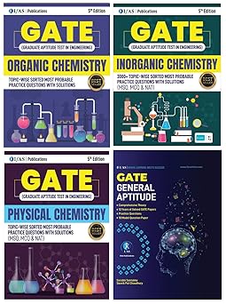 Buy GATE Chemistry 2026 Books (Set of 4 Books) | Inorganic, Organic ...