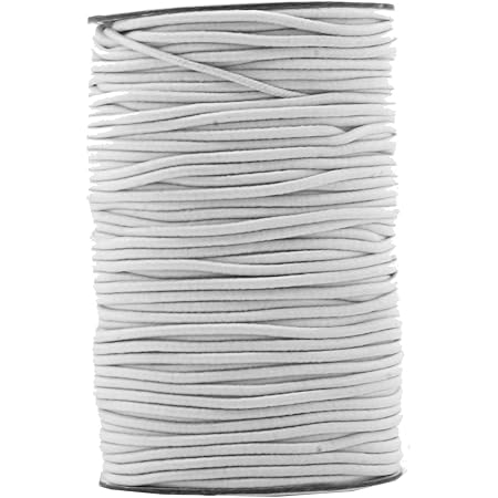 Amazon.com: Bingcute 1.0MM White Beading Elastic Cord, 100 Yard (White)