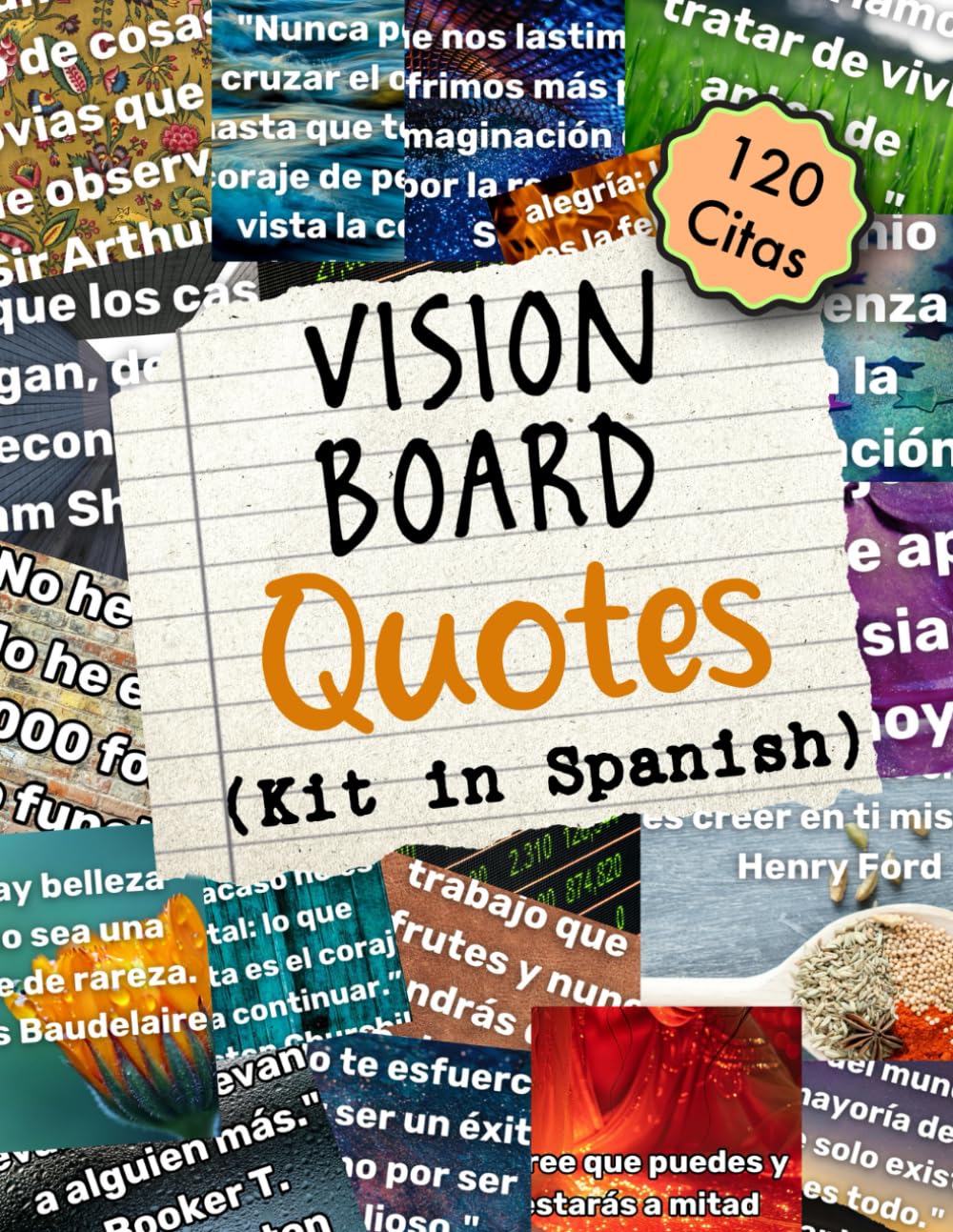 Vision Board Quotes: (Kit in Spanish) (Vision Boards to Shape Your ...