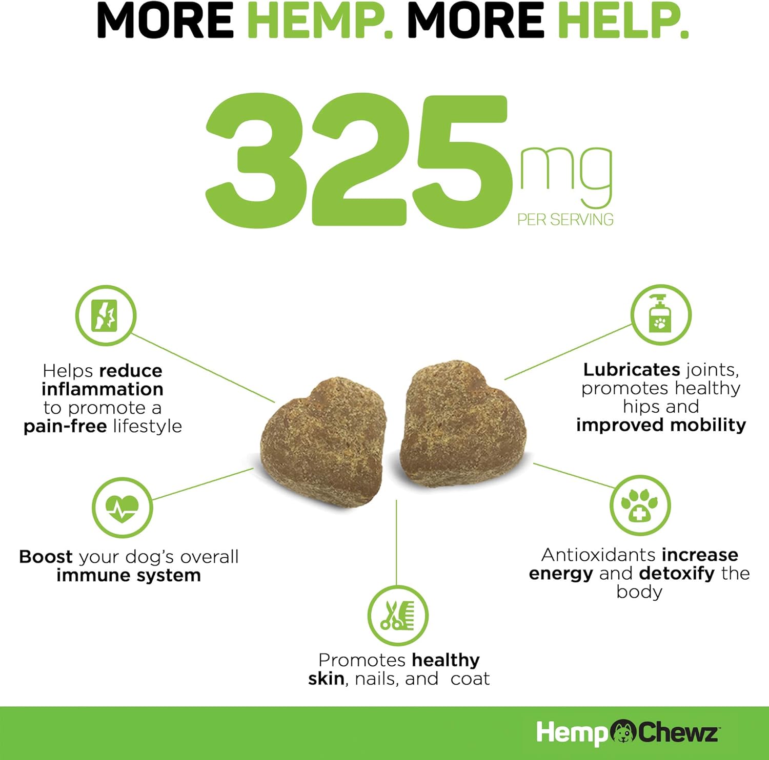 Hemp Chewz Glucosamine for Dogs Hip Joint Supplements for Dog Dog Hip ...