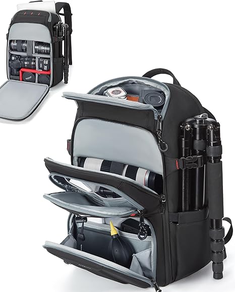 Amazon.com : BAGSMART Camera Backpack for Photographers, Professional ...