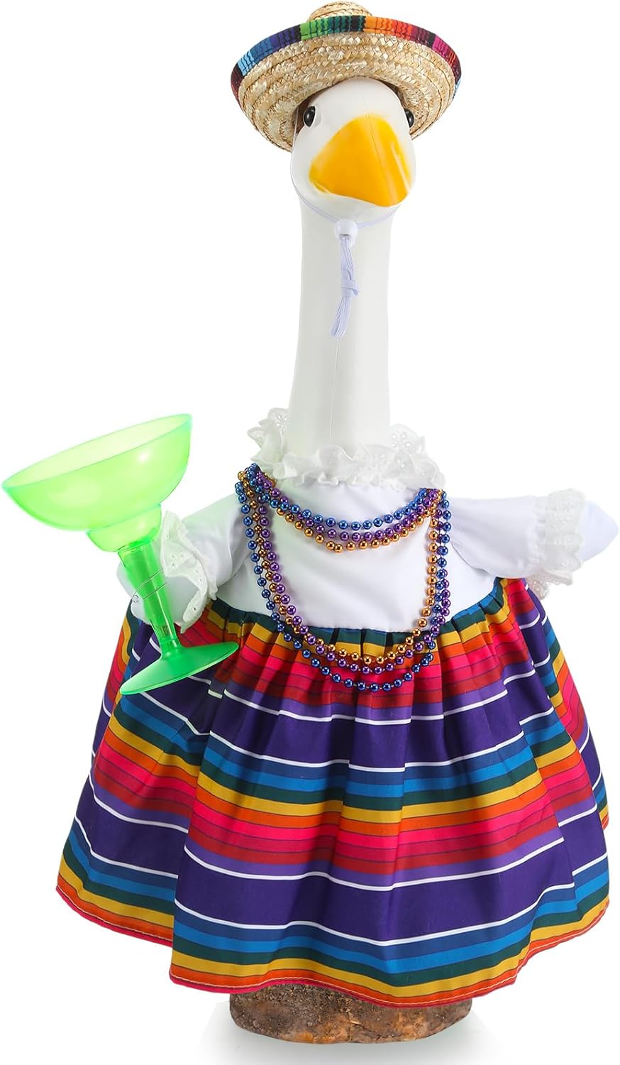 Amazon.com: SilTriangle Mexican Goose Outfit 23 '' Lawn Porch Goose ...