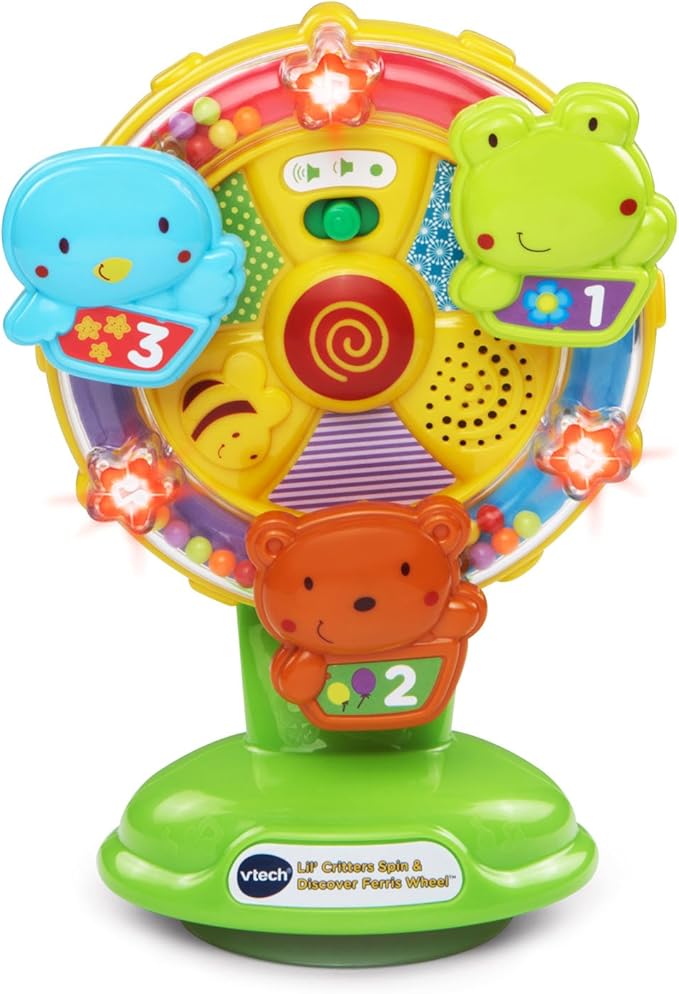 Amazon.com: VTech Lil' Critters Spin and Discover Ferris Wheel ...