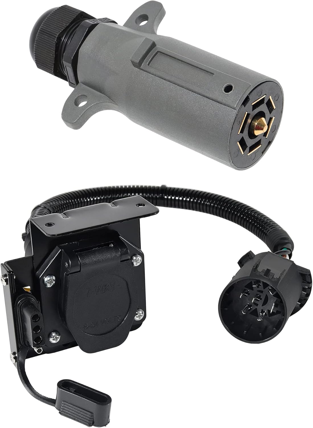 Amazon.com: Oyviny Multi-Tow USCAR Trailer Adapter + Detachable RV 7 ...