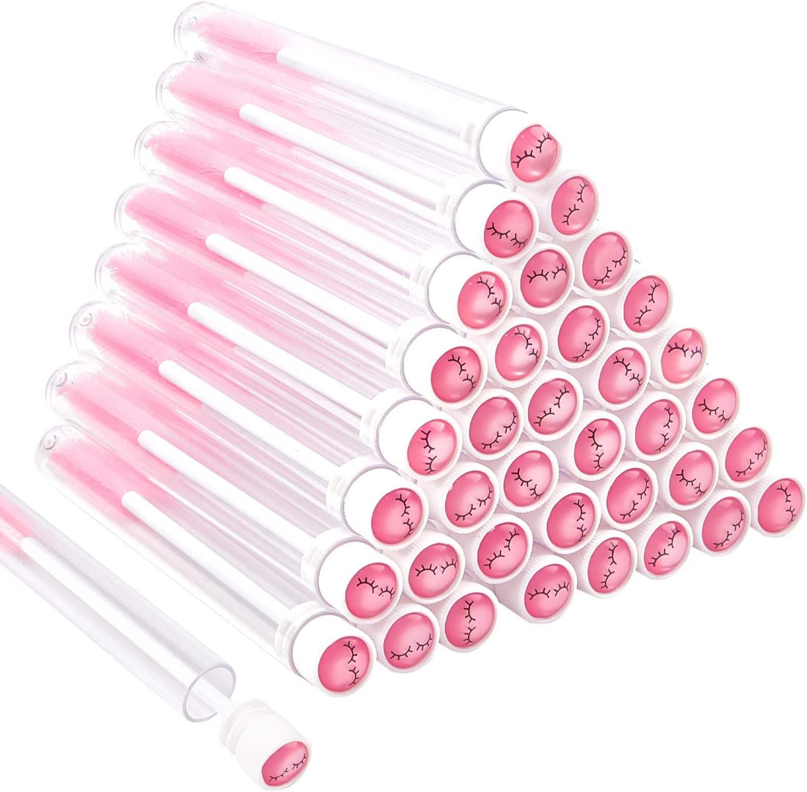 Amazon.com: 30 Pieces Disposable Mascara Wands Tubes Set Diamond ...
