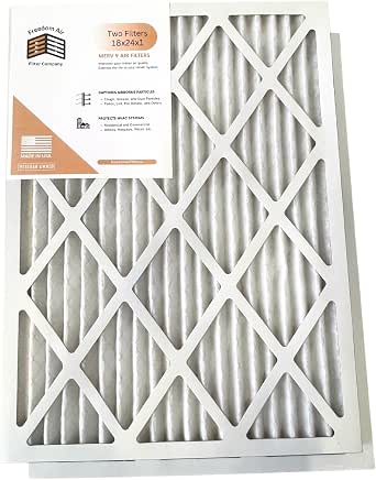 18x24x1- Pleated HVAC Furnace Air Filter- Merv 9- Pack of 2 - Amazon.com