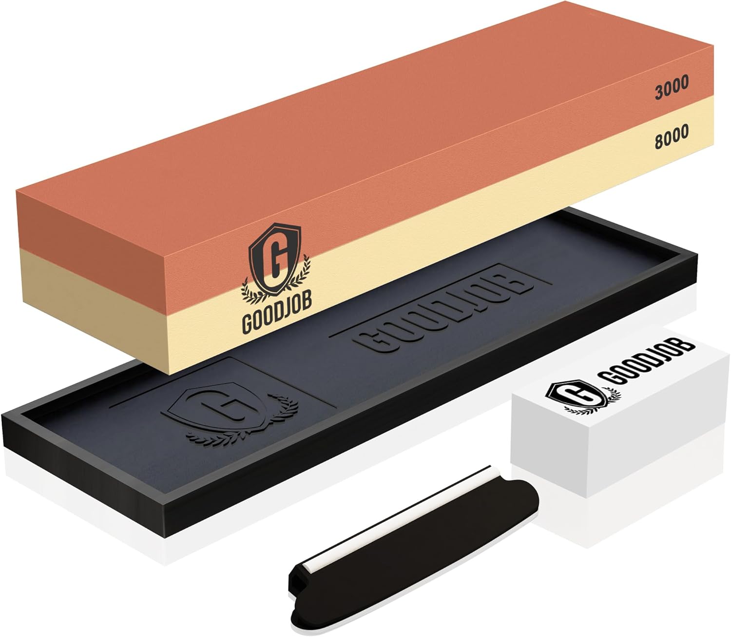 Amazon.com: Knife Sharpening Stone Kit - Goodjob Premium Japanese ...