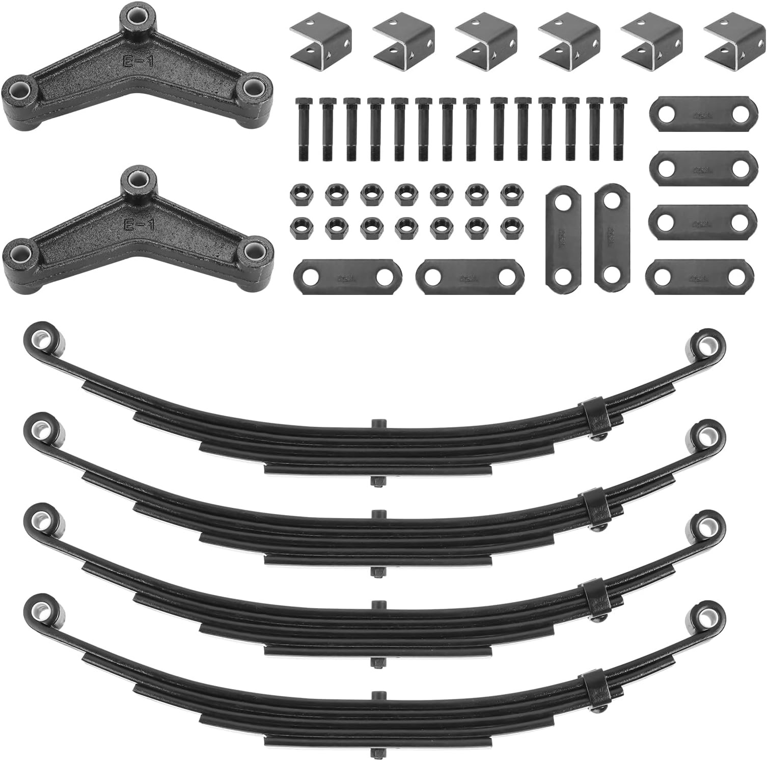 Amazon.com: Magorfas Tandem Trailer Leaf Spring 5 Leaf Double Eye 3000 ...