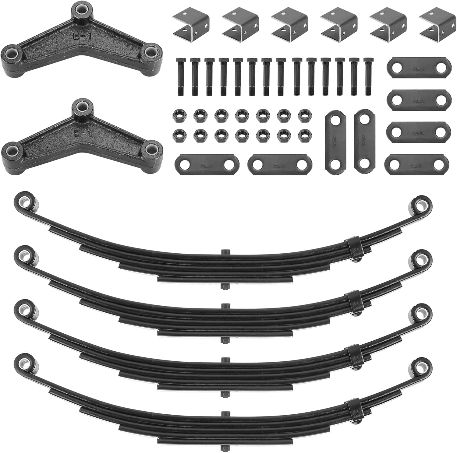 Amazon.com: Magorfas Tandem Trailer Leaf Spring 5 Leaf Double Eye 3000 ...