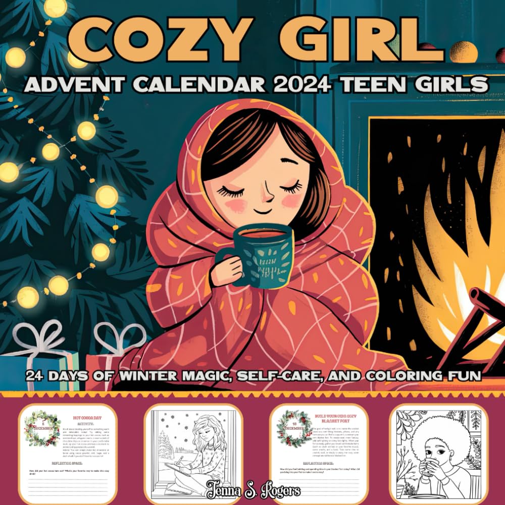 Amazon.com: Cozy Girl Advent Calendar 2024 Teen Girls: 24 Days of ...