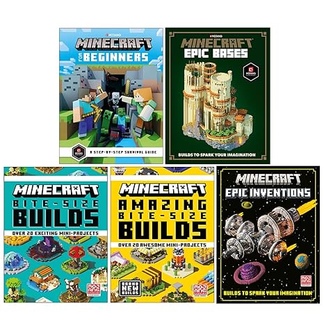Minecraft Collection 5 Books Set By Mojang AB (Minecraft for Beginners ...