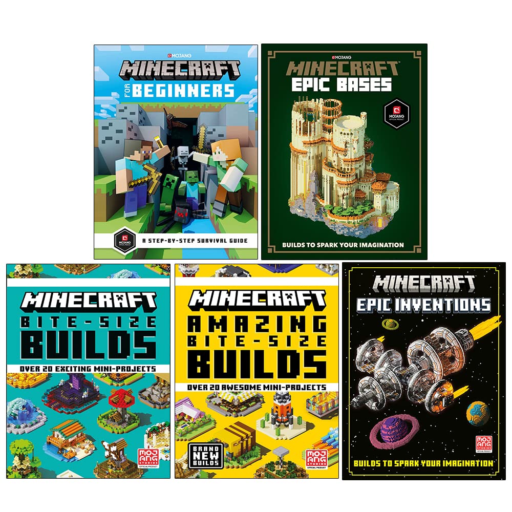 Buy Minecraft Collection 5 Books Set By Mojang AB (Minecraft for ...