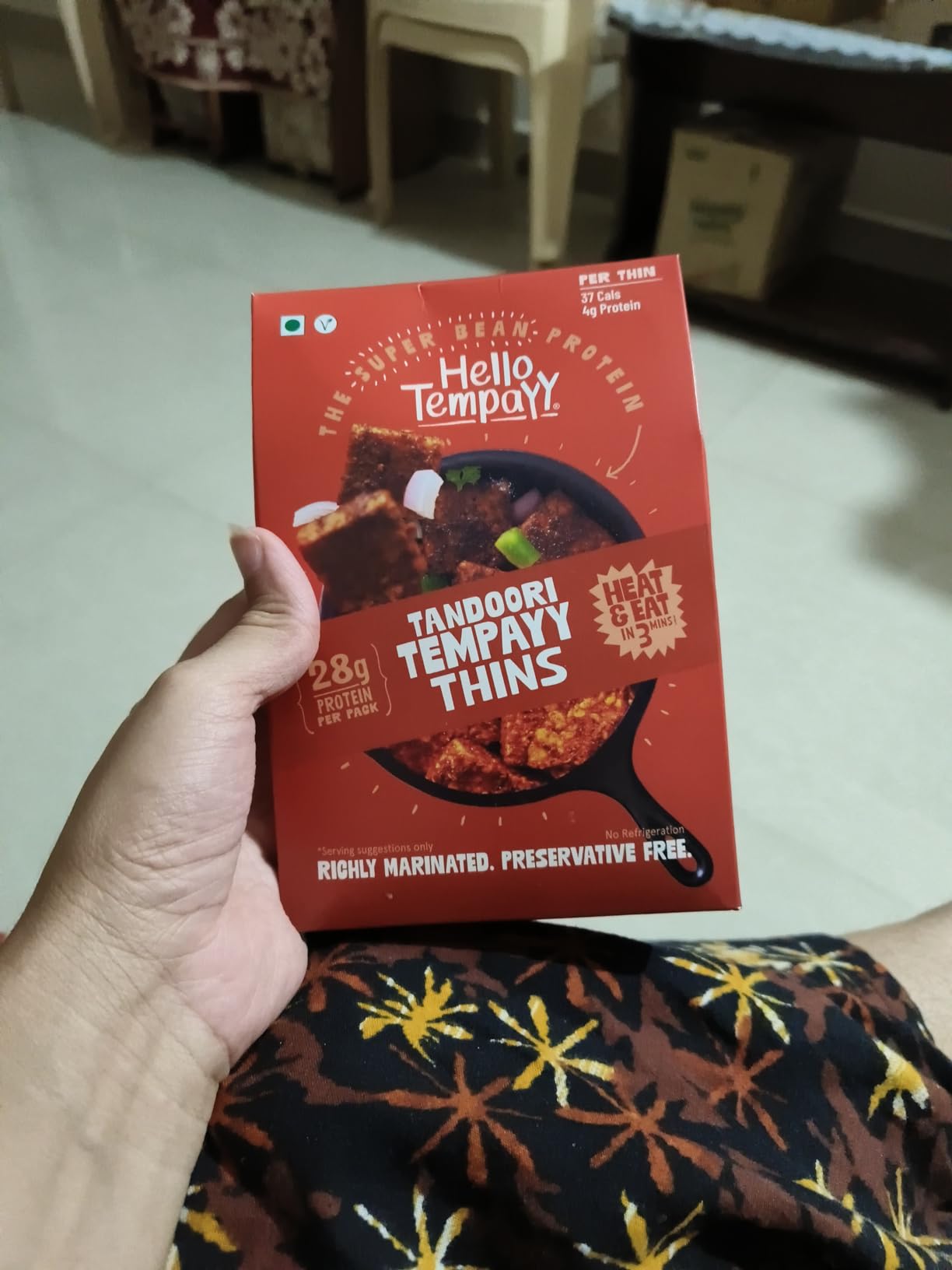 Hello Tempayy Korean Bbq & Thai Chilli Tempeh Thins Combo | Value Pack ...